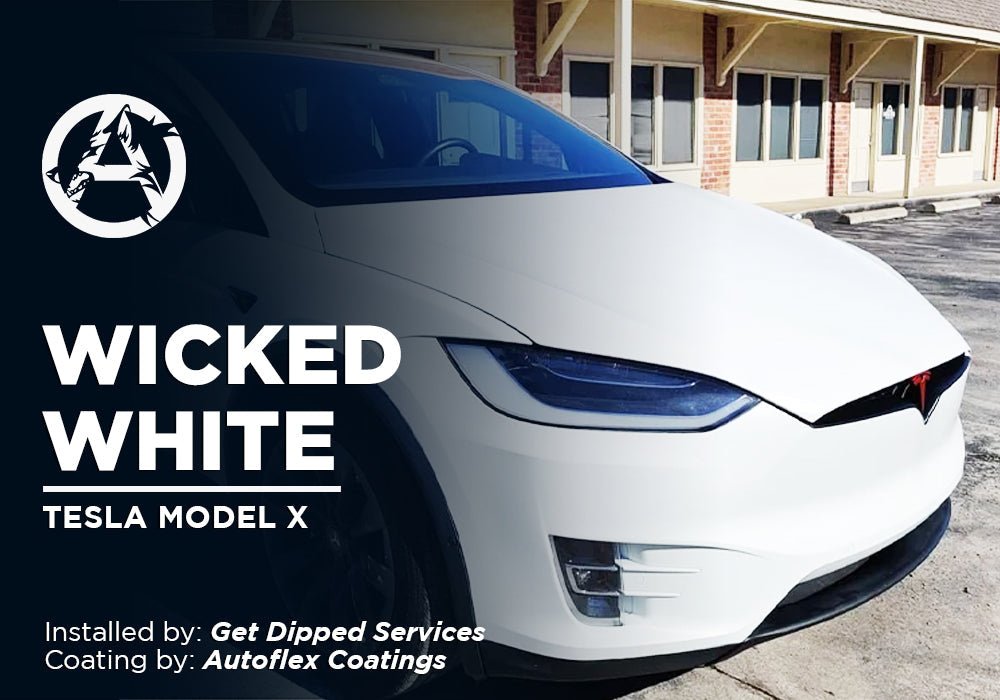 Wicked White Drop-In Pigment | Tesla Model X | Peelable Paint Autoflex ...
